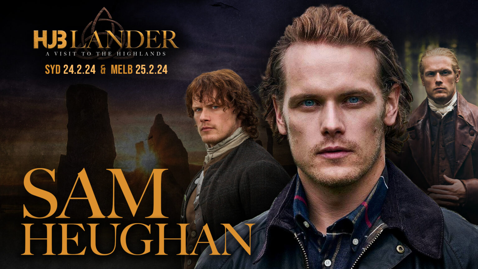 Bio - Sam Heughan - The Hub Productions