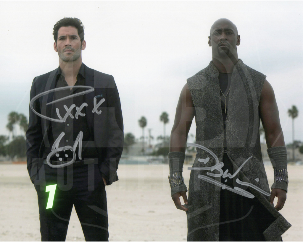 Tom Ellis & DB Woodside Autograph - The Hub Productions
